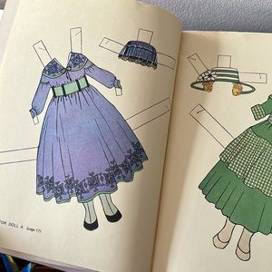 Vintage | Office | Uncut Old Fashioned Cutout Paper Dolls Costumes From ...